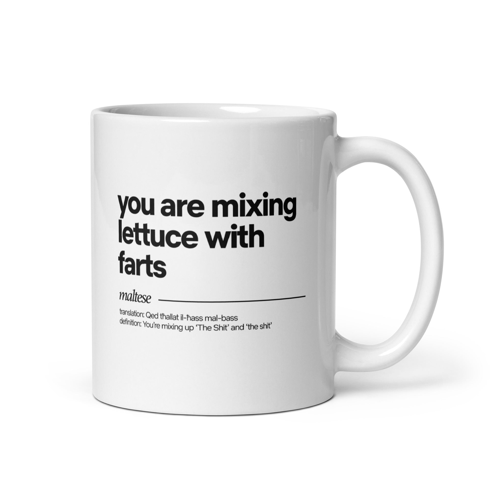 Mixing Lettuce With Farts — Mug – UAJMA